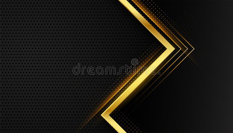 Elegant Black and Golden Lines Beautiful Background Vector Stock Vector ...