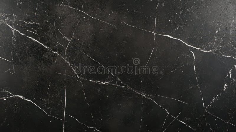 Elegant Black Marble Texture with Striking White Veins, High-Quality ...