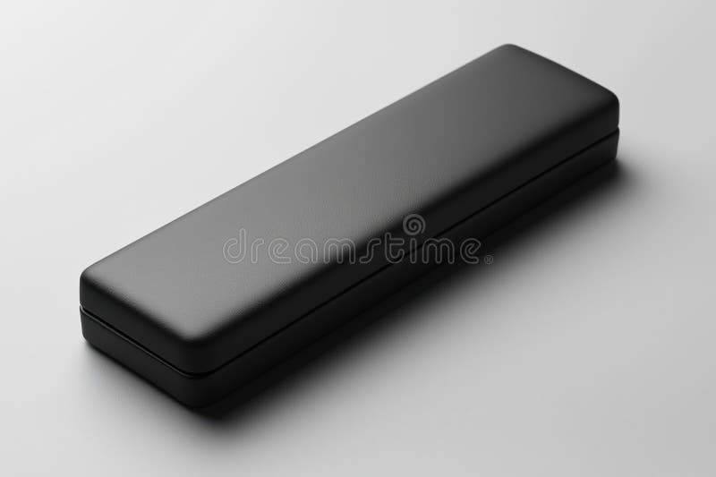 Elegant Black Rectangular Case Resting on a Light Surface, Ideal for ...