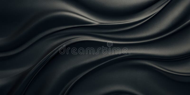 Elegant Black Silk Waves - Luxurious Texture for Design and Decor Stock ...