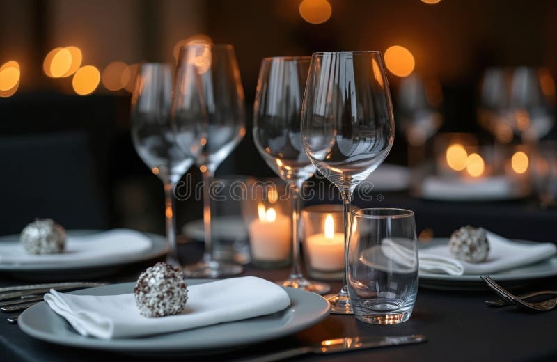 Dinner Date Icon. Restaurant Dinner Table with Love Illustration for ...