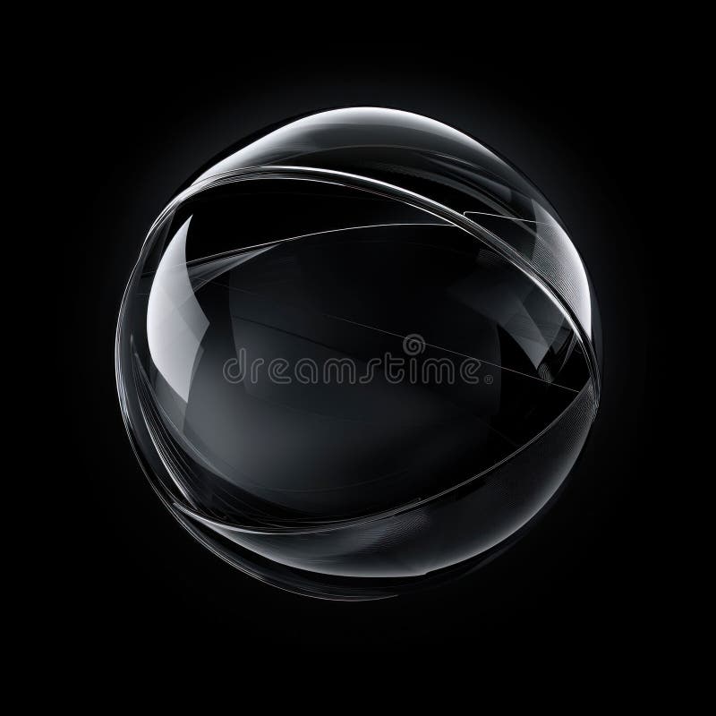 Transparent Sphere stock illustration. Illustration of bubble - 4176227