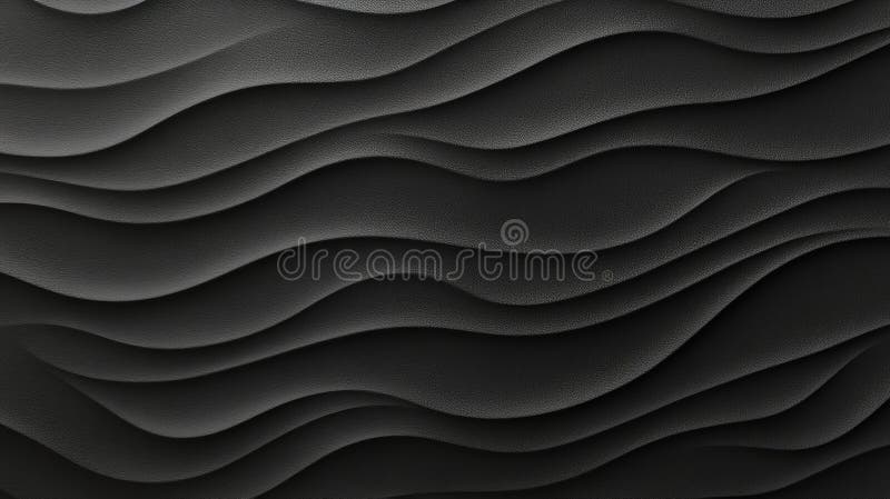 Elegant Black Wave Pattern Wallpaper, a Modern and Stylish Design for ...