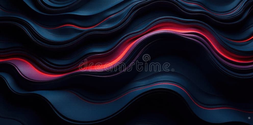 Elegant Black Wavy Lines, Continuous Stylish Pattern, Repeat, Luxury ...
