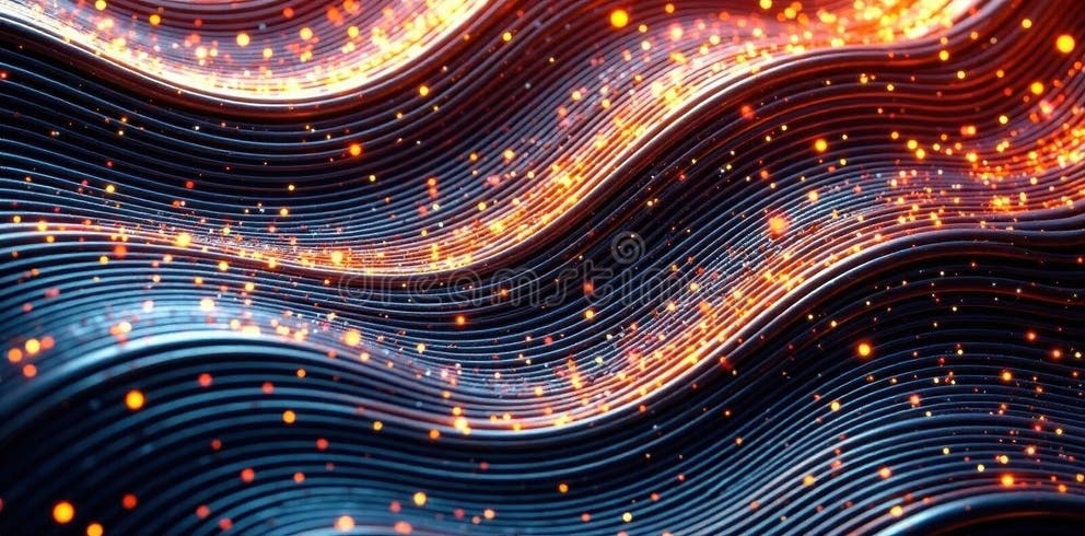 Elegant Black Wavy Lines, Continuous Stylish Pattern, Subtle, Texture ...