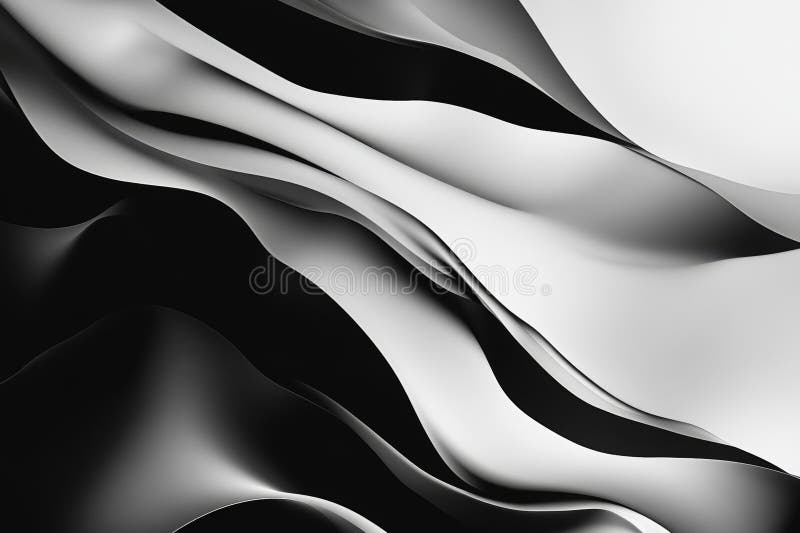 Elegant Black and White Abstract Gradient Design Perfect for Templates ...