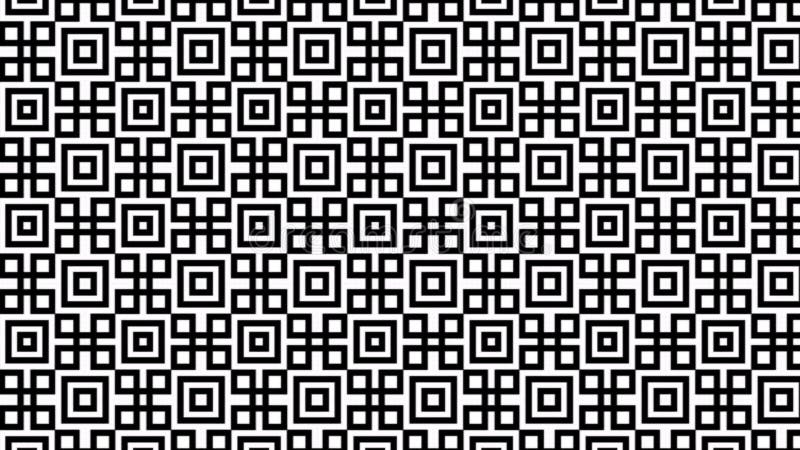 An Elegant Black and White Geometric Square Tiles Pattern Mostly in the ...