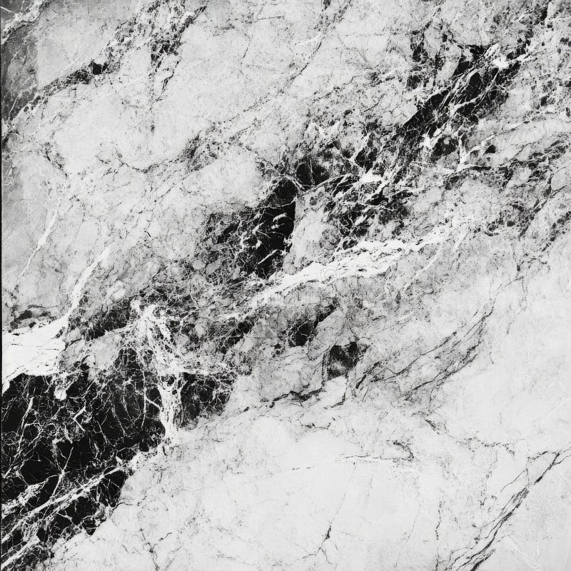 Elegant Black and White Marble Texture with Intricate Veining Patterns ...