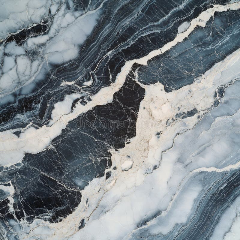 Elegant Black and White Marble Texture with Natural Veining Patterns ...