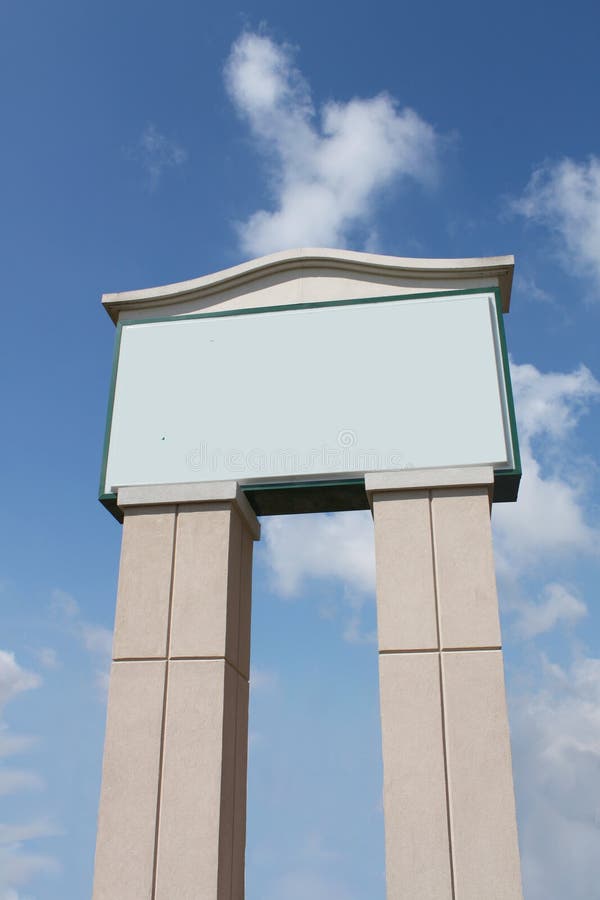 Elegant Blank Sign 2 stock image. Image of empty, message - 16254767