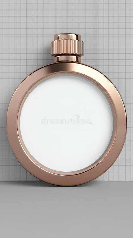 Elegant Blank Stopwatch on a Grid Background Stock Illustration ...