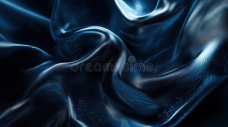 Elegant Blue Abstract Background with Shiny Lines and Silk Texture - 3D ...