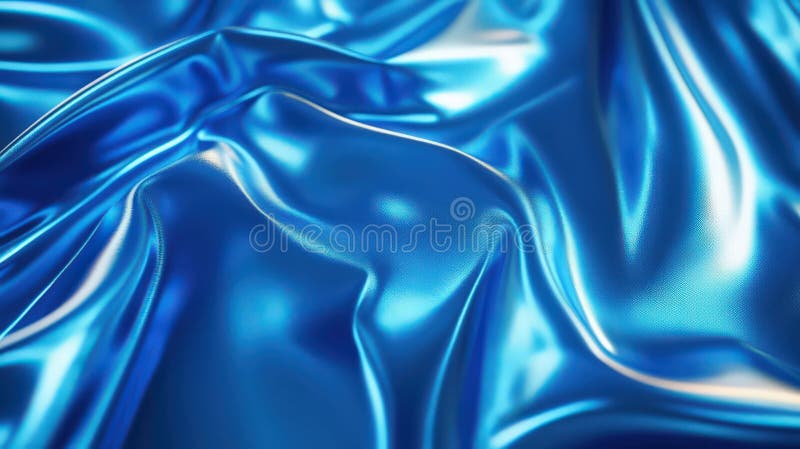 Elegant Blue Abstract Background with Shiny Lines and Silk Texture - 3D ...