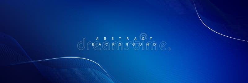 Elegant Blue Abstract Background with Subtle Wave Patterns Stock Vector ...