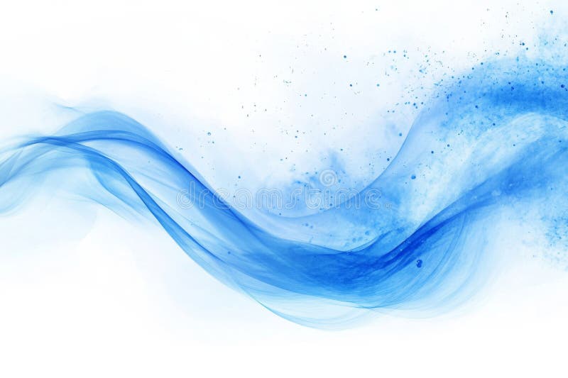 Elegant Blue Abstract Wave Design Perfect for Logo Display and Text ...