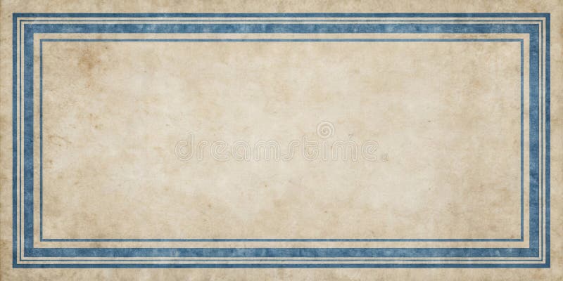 Elegant Blue and Beige Vintage Paper Frame for Design Projects ...