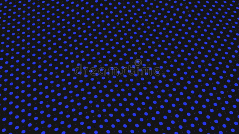 Elegant Blue Dot Pattern on Black Background Simple Symmetry and ...