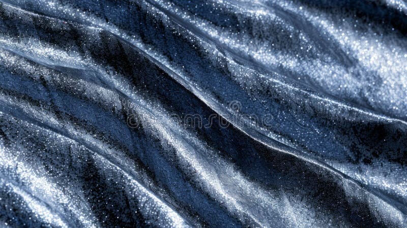 Elegant Blue Glittering Fabric Texture Background. Abstract Shiny ...