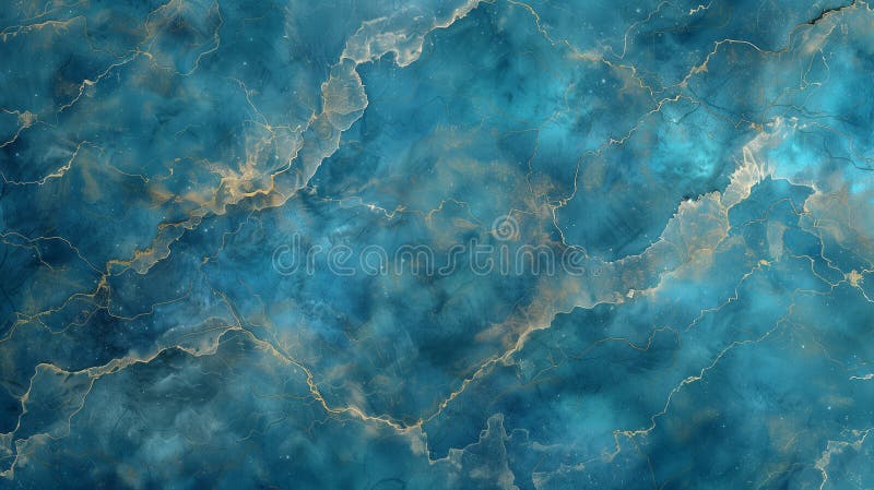 Elegant Blue and Gold Marble Texture Abstract Stock Illustration ...