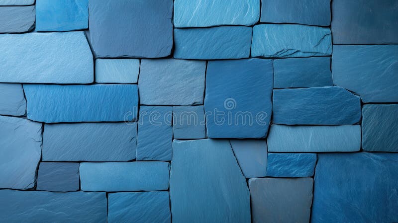 Elegant Blue Stone Wall Texture Stock Illustration - Illustration of ...