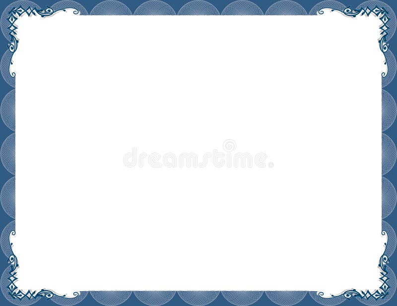 Elegant blue stylish frame stock illustration. Image of elegant - 16277435