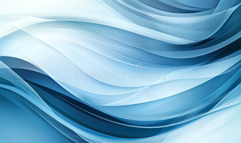 Elegant Blue Wave Background that Creates a Serene and Calming ...