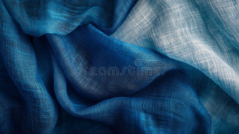 An Elegant Blue and White Fabric Texture that is Perfect for Various ...