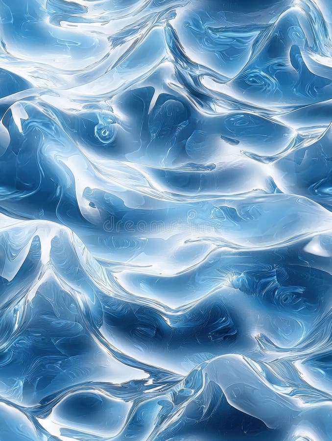 Elegant Blue and White Marble Pattern with Fluid Lines and Swirling ...