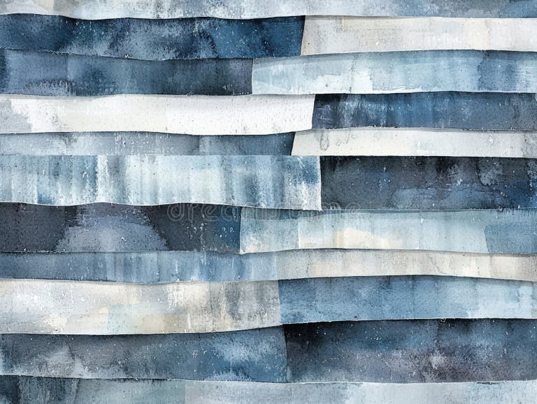 Elegant Blue and White Wallpaper Design Featuring Intricate Patterns ...