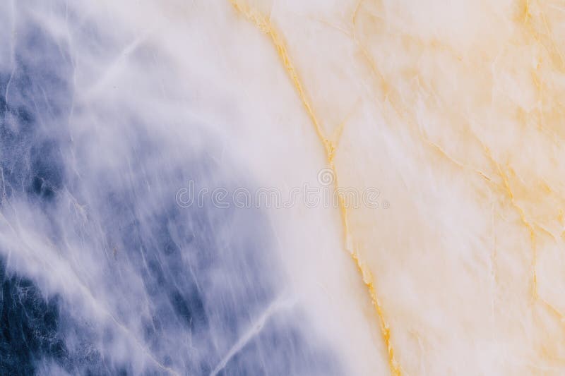 Elegant Blue and Yellow Marble Texture with Natural Patterns and Subtle ...