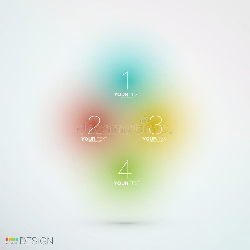 Colorful Flying Text Boxes Design Stock Vector - Illustration of ...