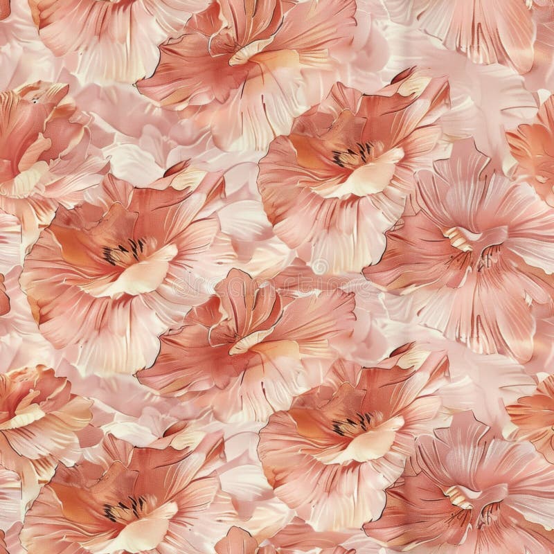 Elegant Blush Floral Pattern for Spring and Summer Design Stock Image ...