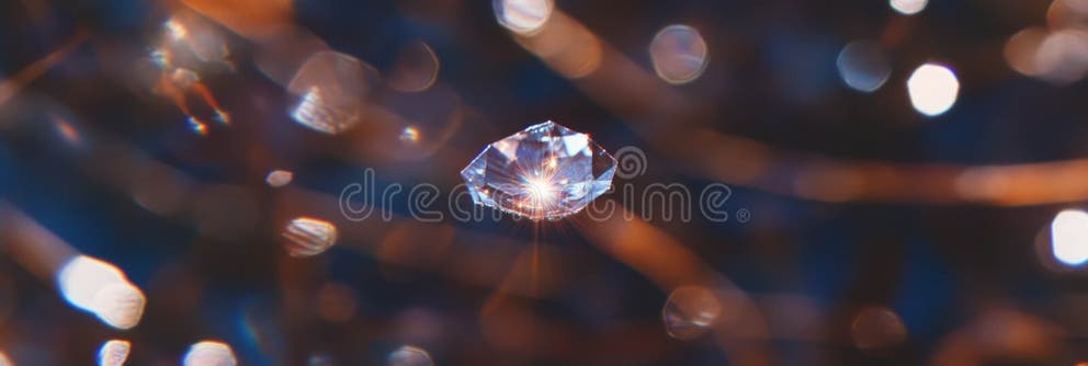 Elegant Bokeh Texture Featuring a Halo Effect with Soft Diffused ...