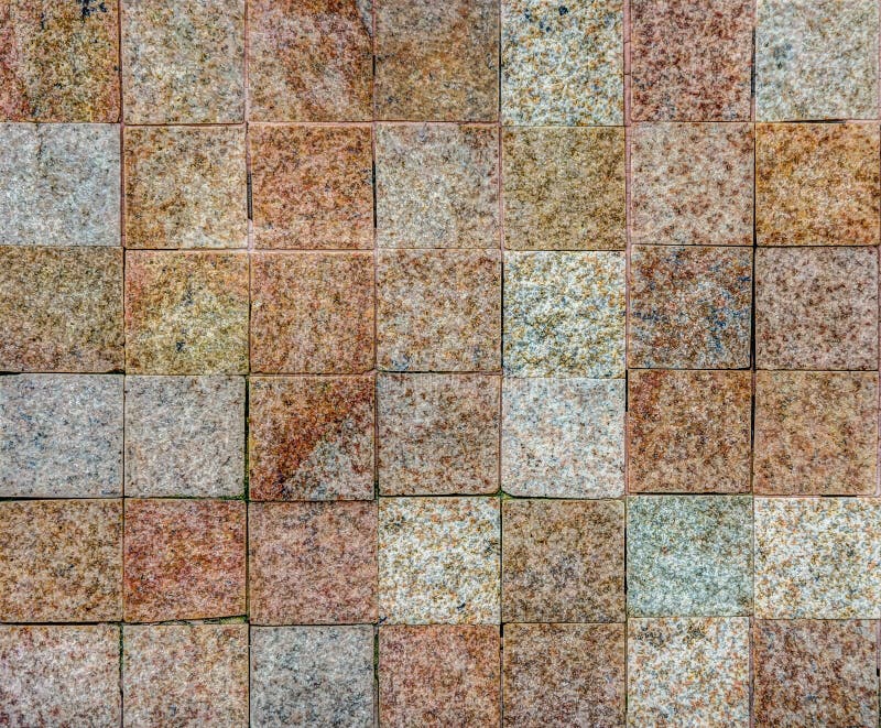 Elegant Brick Wall from Small Square Stone Stock Image - Image of ...