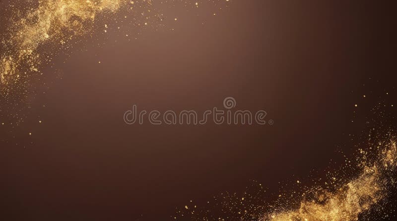 Elegant Brown Matte Background with Golden Specks for Design Projects ...