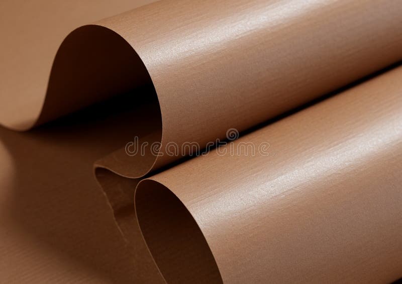 Elegant Brown Metallic Paper Texture Rolled Sheets Craft Supplies ...