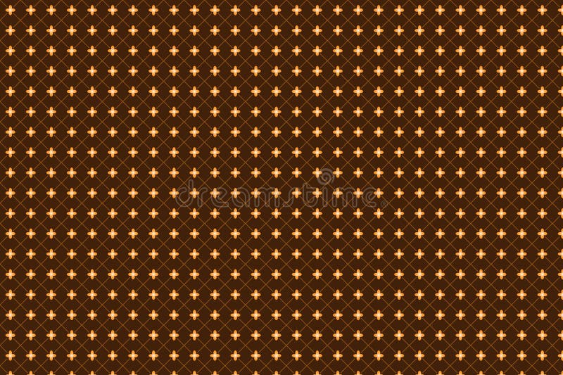 Elegant Brown and Orange Geometric Pattern Stock Illustration ...