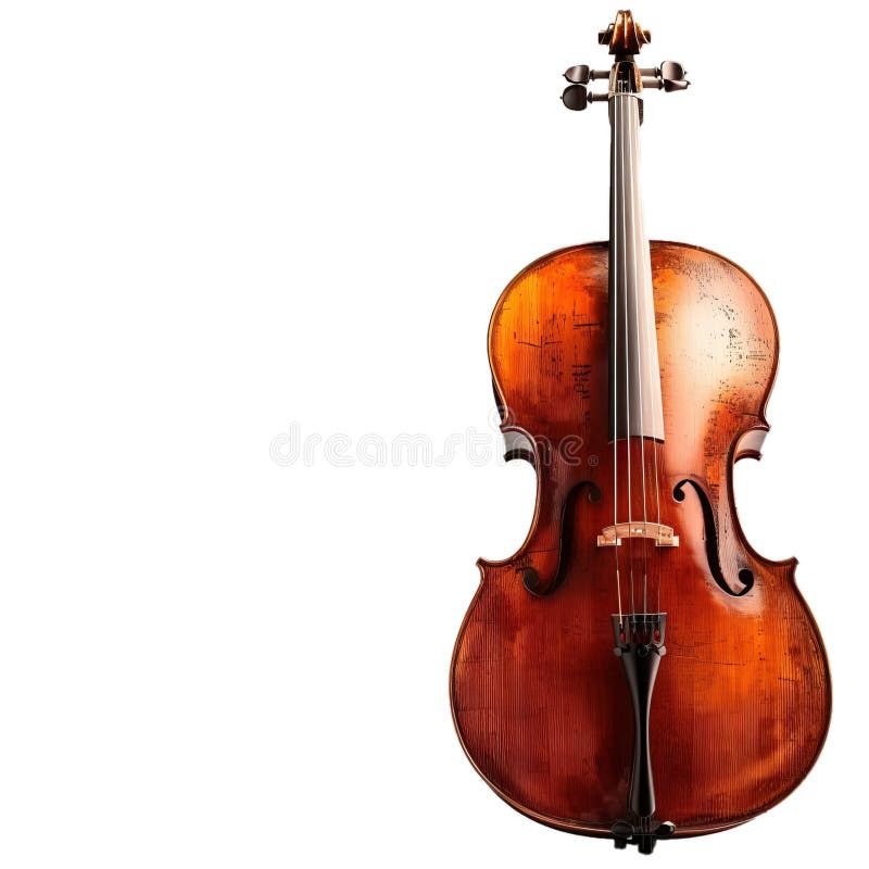 Classical Violin on Transparent Background Stock Image - Image of ...