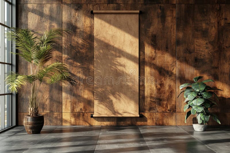 The Elegant Building S Modern Interior Includes a Sleek Hallway with a ...