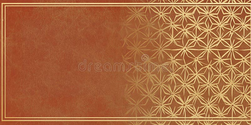 Elegant Burnt Orange Gold Geometric Background Texture Design Stock ...