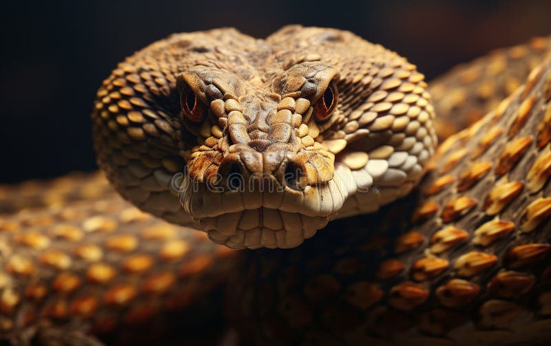 Elegant Bushmaster Snake Silhouette on White Stock Photo - Image of ...