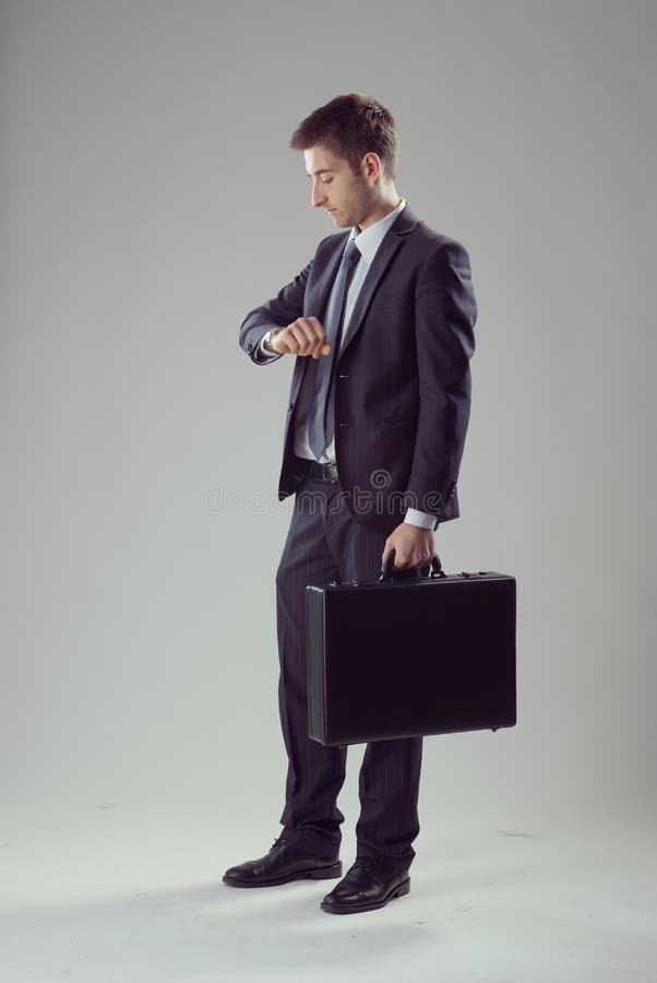Elegant Businessman Waiting Stock Image - Image of meeting, ideas: 44561419
