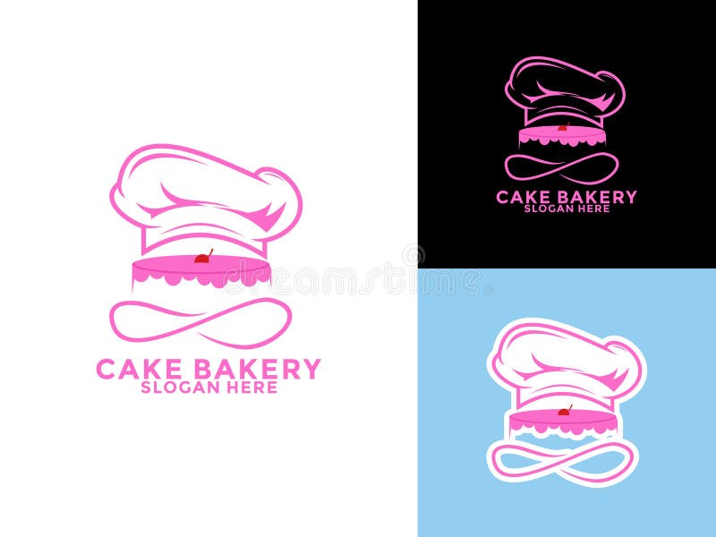 Cake Logo Icon Template, Cake Bakery Logo Vector Illustration Stock ...