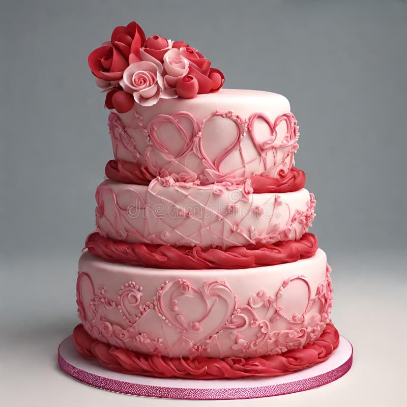 Elegant Cake Design stock illustration. Illustration of icing - 295729474