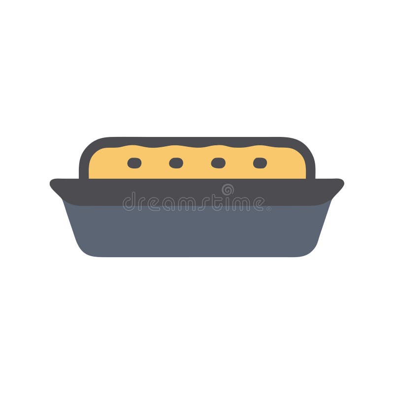 Elegant Cake Pan Design for Baking Stock Illustration - Illustration of ...