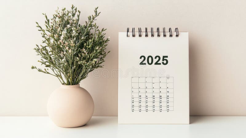 Elegant Calendar Design for 2025 Featuring Clean Corporate Style Layout ...