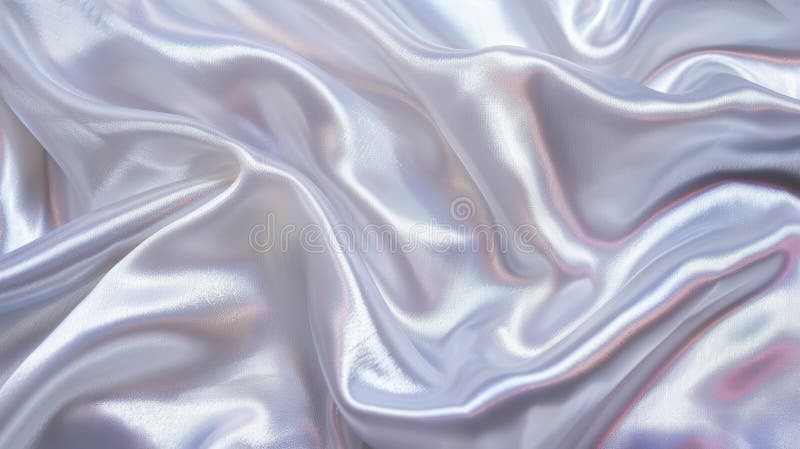 Elegant and Captivating Satin Fabric Gracefully Draped, Creating a ...