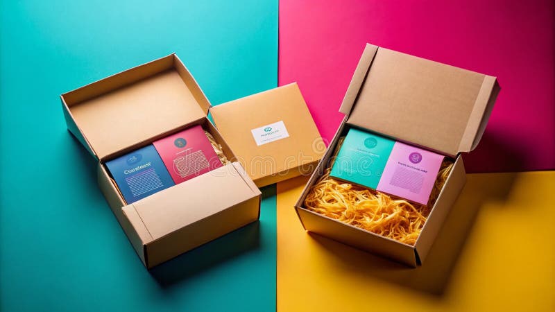 Elegant Cardboard Box Mockup Showcase Your Brand with Minimalist ...