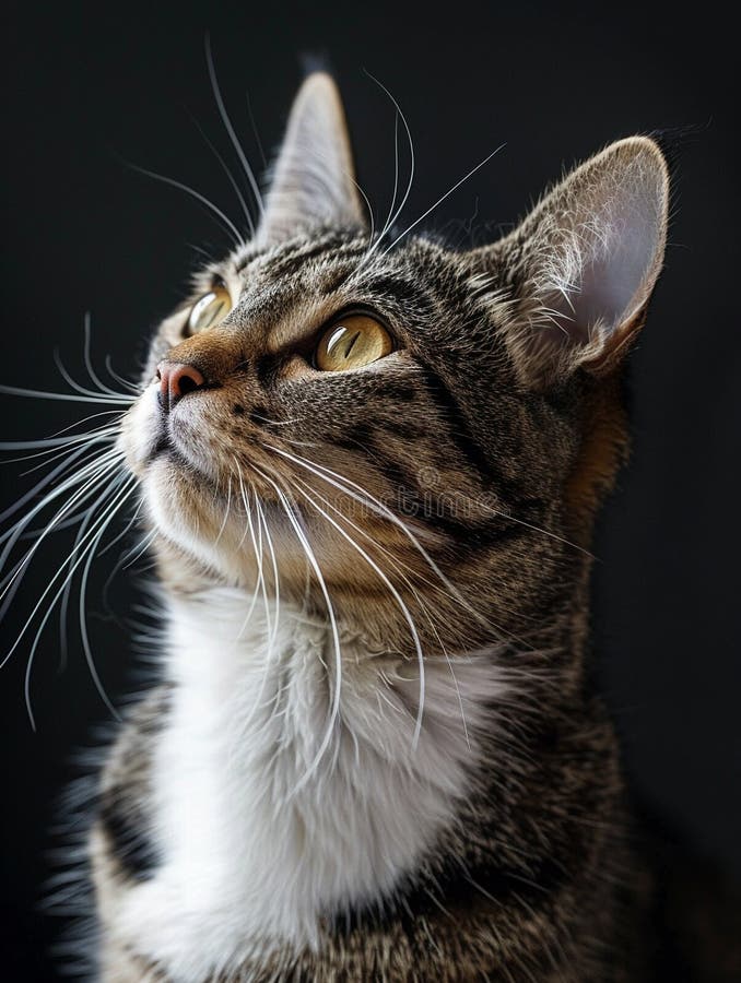 Elegant Cat Posing for a Photo Contest, Showcasing Its Unique Features ...