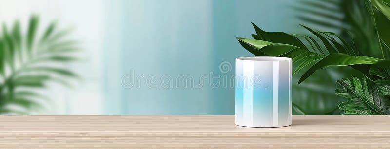 Elegant Ceramic Cup Features a Wave Pattern in a Blue-gray Gradient and ...